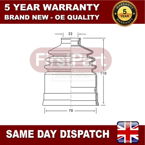 Fits Saab 99 96 95 1.5 2.0 FirstPart Front Outer CV Joint Boot Set | eBay