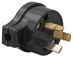 Clipsal SIDE ENTRY PLUG TOP 10A 230V 3-Pin Insulated Active & Neutral ...