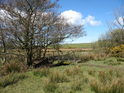 Photo 6x4 Footbridge on the Brynddu Courtesy Path Llanfechell The ...