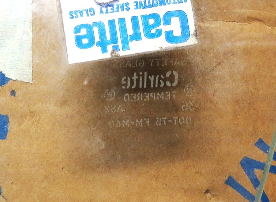 NOS FORD 1965-68 MUSTANG COUGAR SHELBY CARLITE VENT WINDOW GLASS | eBay