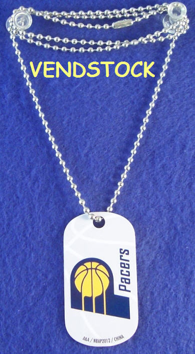 NBA DOG TAG METAL NECKLACE PENDANT LICENSED BASKETBALL + FREE 22" METAL ...