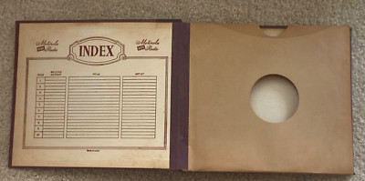 Motorola Home Radio Made In USA 78 Record Storage Book Holder Album | eBay