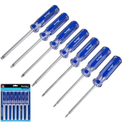 Neilsen 7pc Torx Long Star Screwdriver Set Acetate Handle T10 - T40 ...