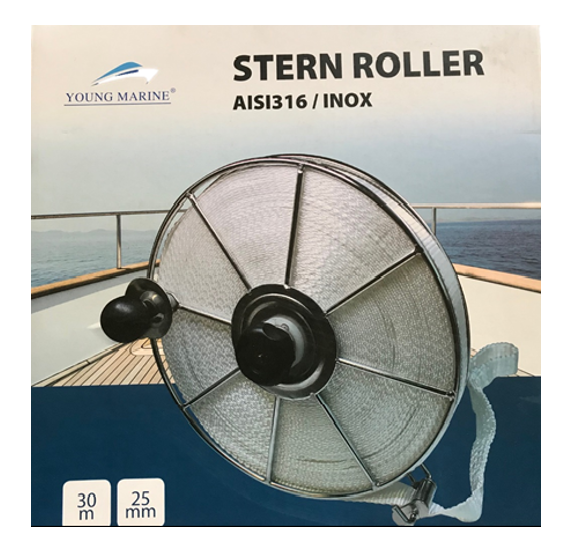 Stainless Steel Stern Roller 30m x 25mm | eBay UK