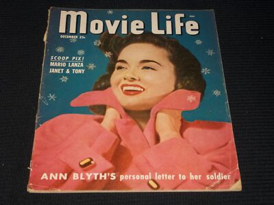 1951 DECEMBER MOVIE LIFE MAGAZINE - ANN BLYTH FRONT COVER - E 1360 | eBay