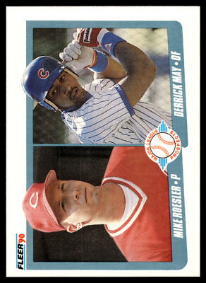 1990 Fleer #645 Mike Roesler / Derrick May RC Reds / Cubs | eBay