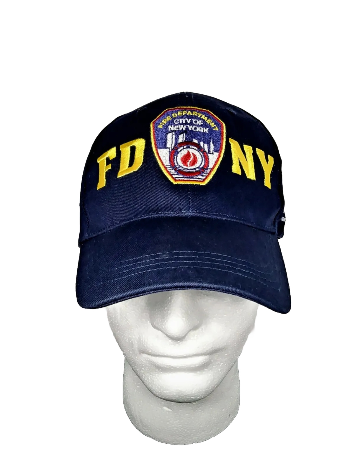 NEW YORK FIRE DEPT. 9II MEMORIAL Embroidered COMEMORATIVE Strapback hat ...