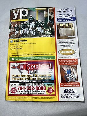 BellSouth Yellow Pages Charlotte NC 2014‑15 Phone Book Business ...