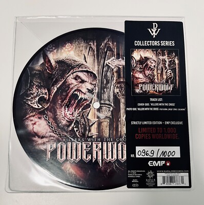 POWERWOLF - KILLERS WITH THE CROSS - SINGLE 7“ - PICTURE - NUMBERED ...