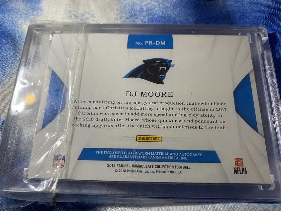 DJ Moore Immaculate Rookie Patch Autograph Card /99!🔥 | eBay