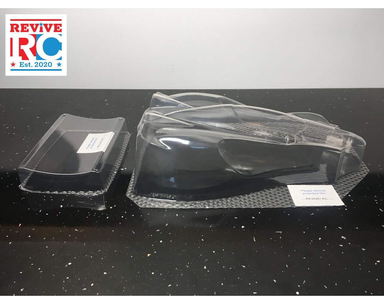 Clear Custom Tamiya Manta Ray Body Shell and Rear Wing by Revive RC | eBay