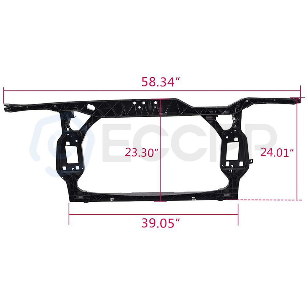 Front Radiator Core Support Assembly For 2009 2010 2011 2012 2013-2016 ...