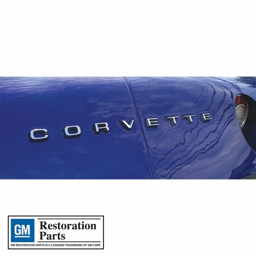 For 1968-1973 Corvette C3 Rear Bumper Letters Budget Friendly X2638 | eBay