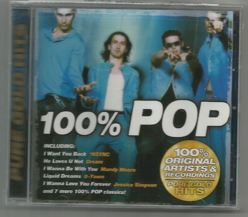 100% POP ORIG ARTISTS-PURE GOLD HITS: NSYNC,HANSON MUSIC CD-BRAND NEW ...