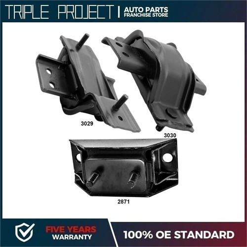 Engine Motor Mounts & Trans. Mount 3Pcs Set for Ford F-250 Super Duty ...