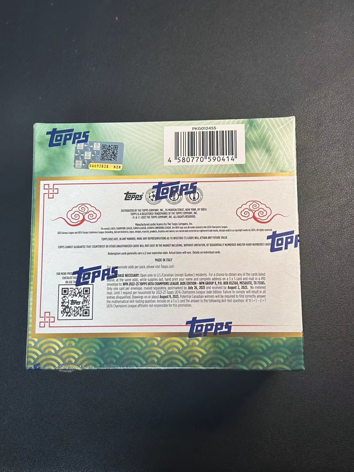 2022/23 TOPPS JADE EDITION UEFA CLUB COMPETITIONS SOCCER HOBBY BOX for ...