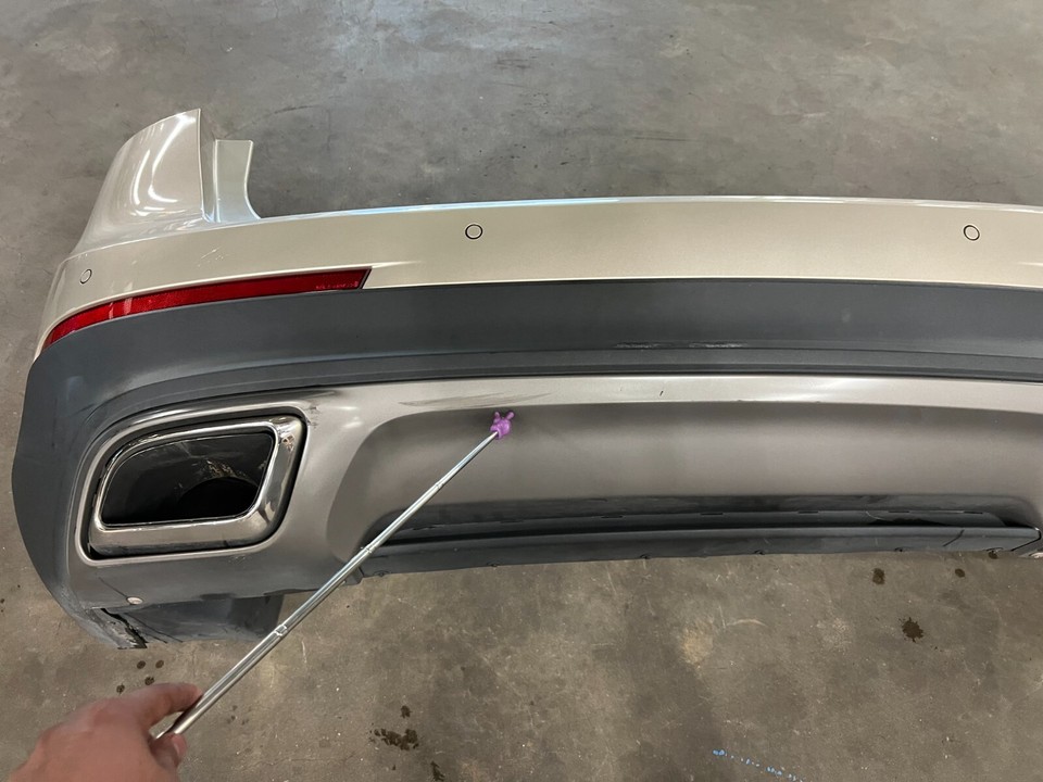 16-18 LINCOLN MKX REAR BUMPER COVER SHELL PANEL REAR BUMPER GOLD, OEM ...