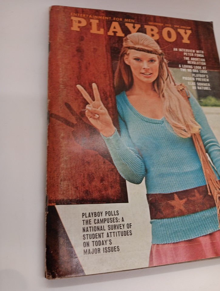 Playboy Magazine September 1970 Peter Fonda Interview Debbie Ellison ...