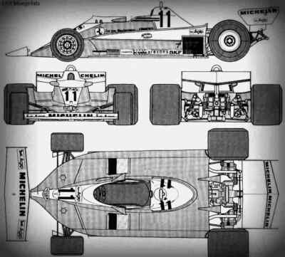 ferrari 312t3 f1 Blueprint Drawing A4 Photo | eBay UK