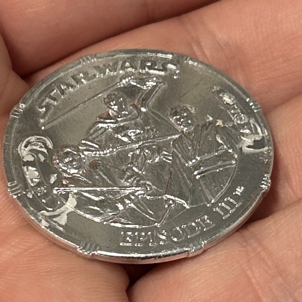 Star Wars Episode III Silver Coin General Grievous, Obi-Wan, Anakin (H ...