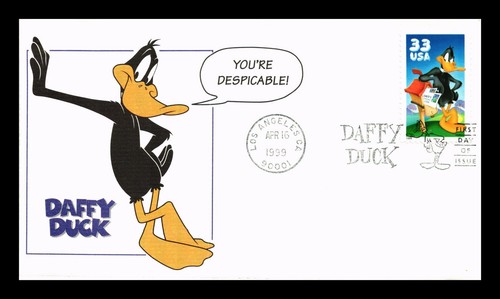 US COVER DAFFY DUCK CARTOON FIRST DAY ISSUE COMICAL MYSTIC CACHET | eBay