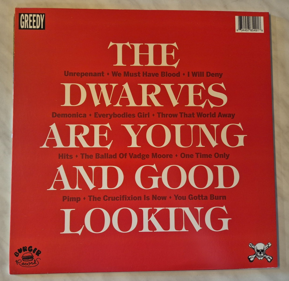 The Dwarves - The Dwarves Are Young And Good Looking 12" Vinyl / LP ...