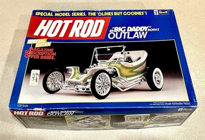 🏁 REVELL Vintage Hot Rod ED BIG DADDY ROTH'S OUTLAW Model Car Kit 1/25 ...