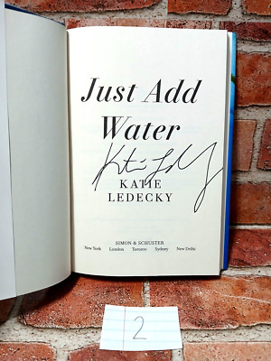 Katie Ledecky Signed Book Just Add Water Rare! Signed On Page #2 | eBay