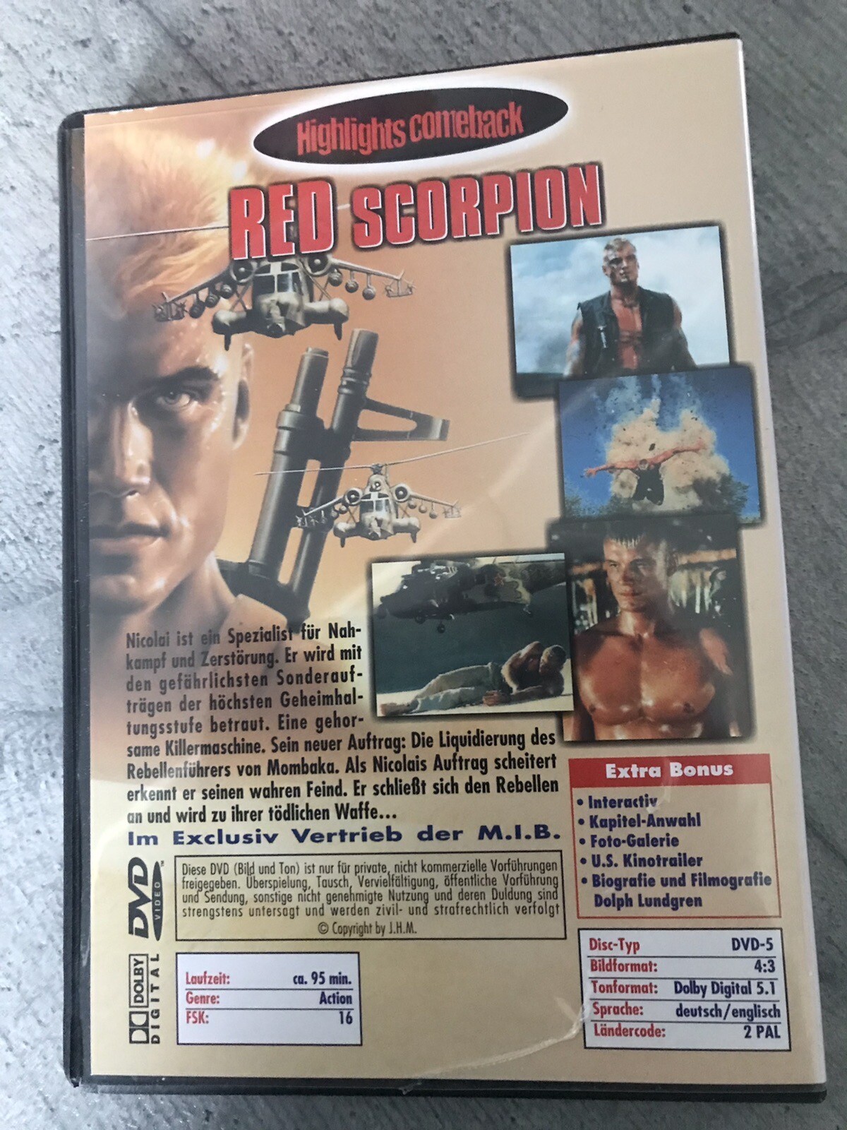 RED SCORPION * Dolph Lundgren * DVD | eBay.de