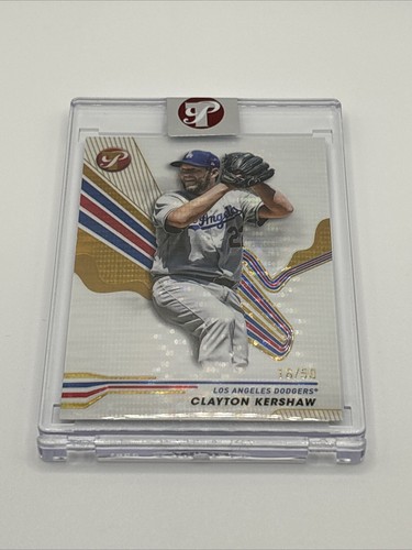 2024 Topps Pristine Clayton Kershaw Pristine Gold /50 Encased Dodgers #110 | eBay