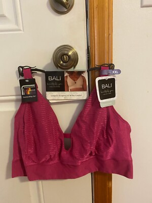 BRAND NEW WOMEN'S SIZE XXL BALI BEAUTIFULLY YOU WIRELESS KEYHOLE BRA | eBay