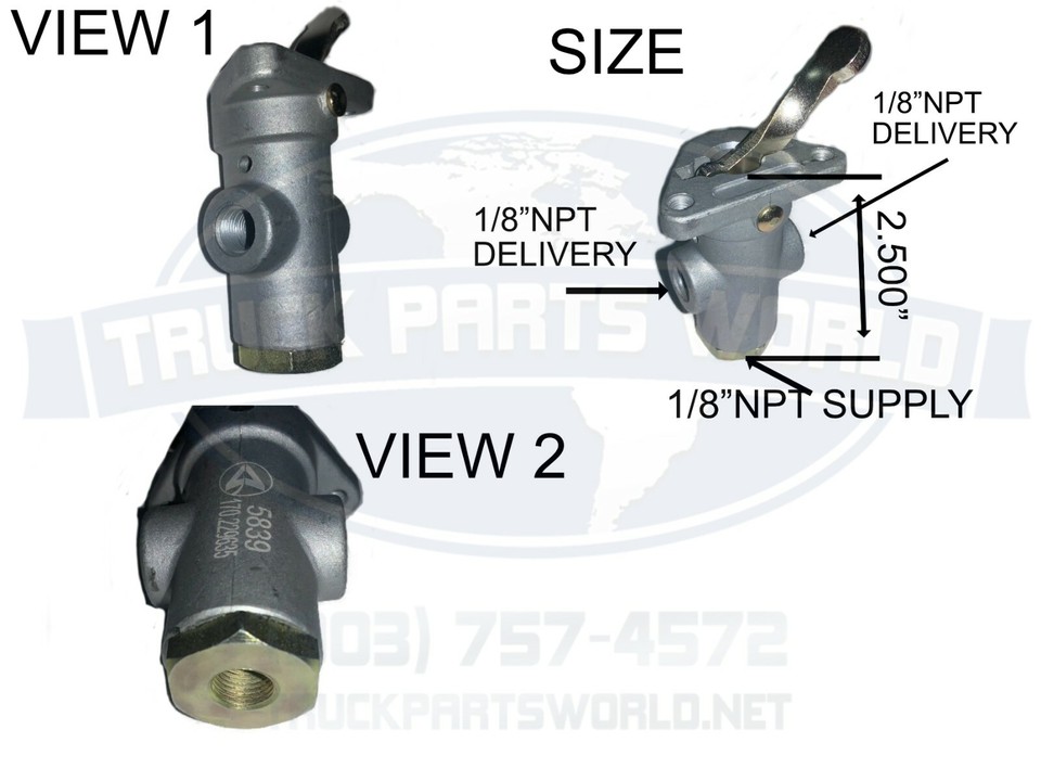TW-1 Lever Operated Control Valve (Replaces Bendix 229635) | eBay