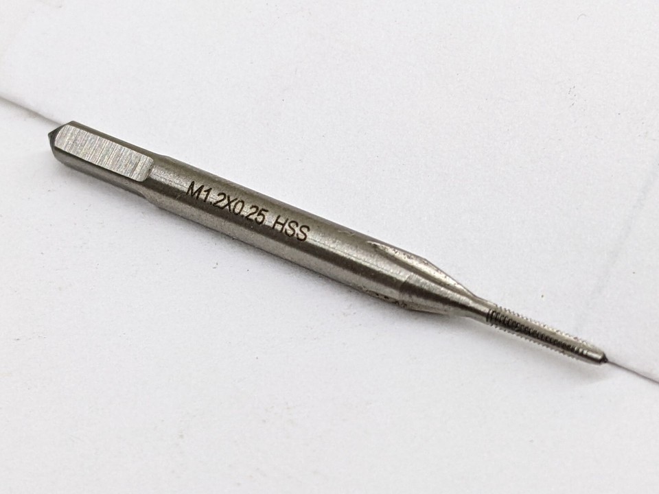 M1-0.25 Tap Alloy Steel Right Hand Threading tool 1mm x 0.25 Lot of 1 ...