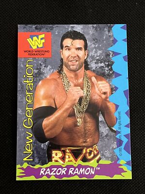 RAZOR RAMON 1995 GOOD HUMOR WWF WRESTLING ICE CREAM CARD (2) | eBay