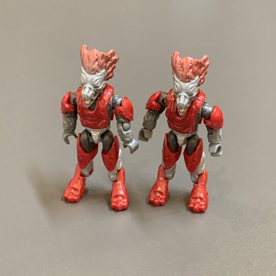 LOT 5 Mega Construx Halo Sword Base Invasion GLB75 Covenant Skirmisher ...