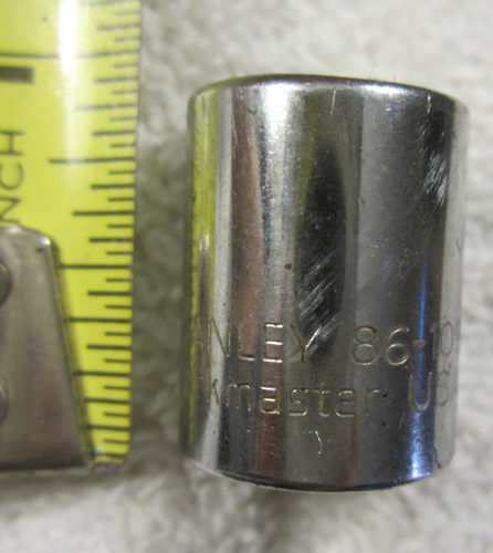 12 mm Stanley workmaster USa 6 pt socket,1/4" dr,VTG tool 86-109 | eBay