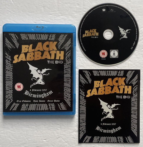 Black Sabbath: The End: Live In Birmingham 2017 Ozzy - (Blu-ray) - MINT ...