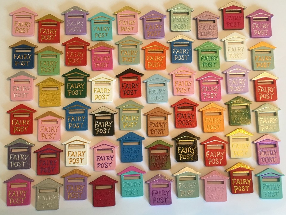 Wooden Fairy Post Postbox - Fairy Door Accessory - Fairy Garden | eBay UK