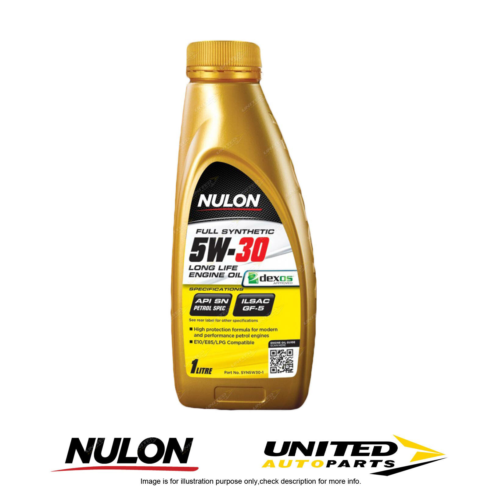 NULON Full Synthetic 5W-30 Long Life Engine Oil 1L for TRD TRD Aurion 3 ...