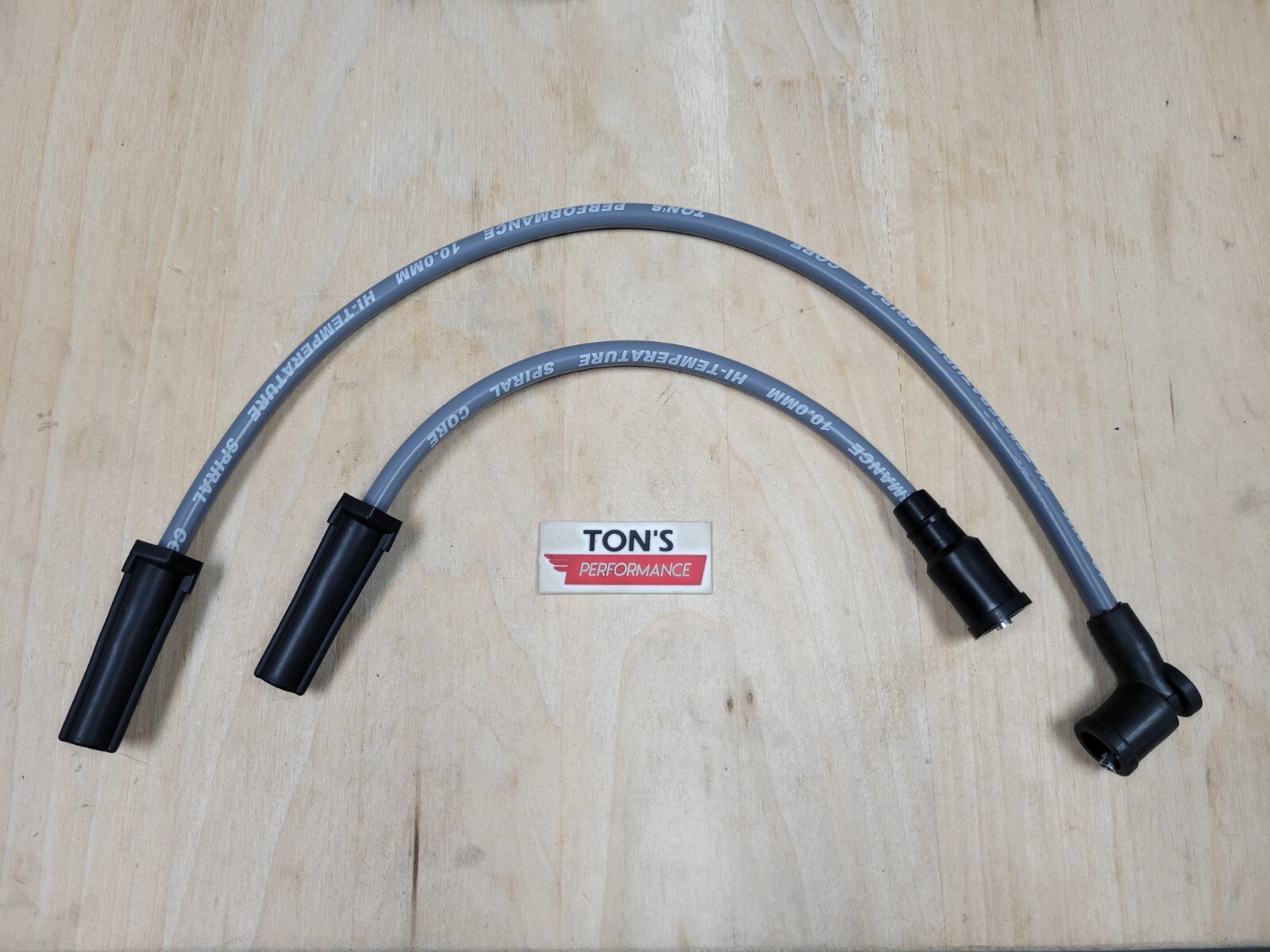 Ton's Performance 10mm Lime Gray Spark plug wires for 2008+ Victory ...