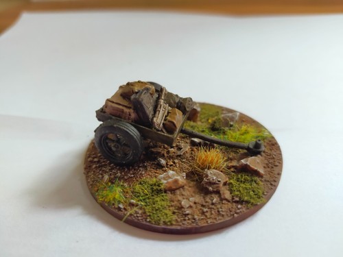 28mm US Airborne Hand Cart WW2 Warlord Games Painted | eBay