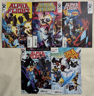 Alpha Flight #1-5 1 2 3 4 5 2023 MARVEL Fall of X Complete Series NM | eBay