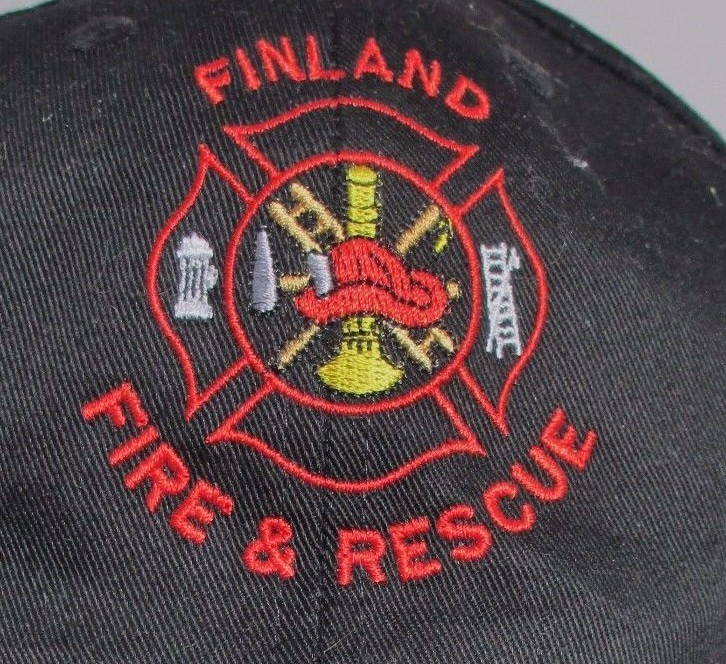 Finland Fire & Rescue Hat USA Embroidery Minnesota Cap - Gem