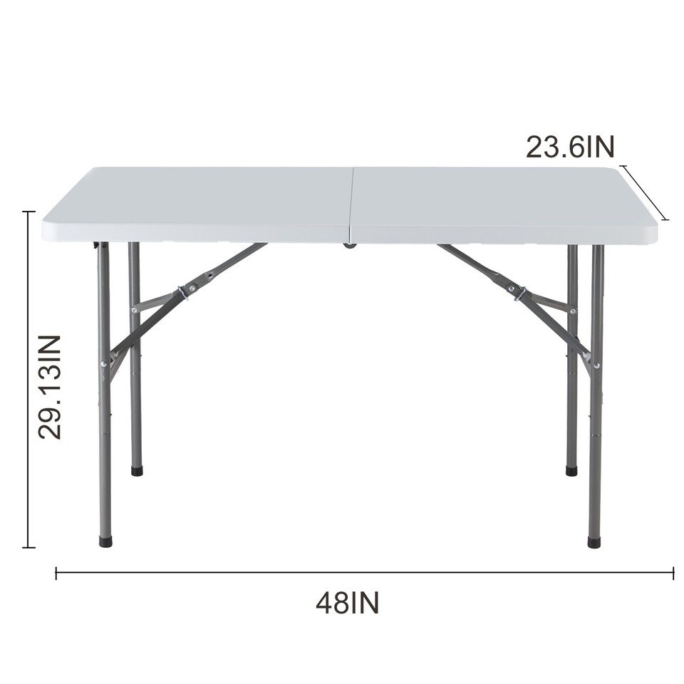 Portable Folding Table Heavy Duty Camping Picnic Table 4/6/8FT with ...