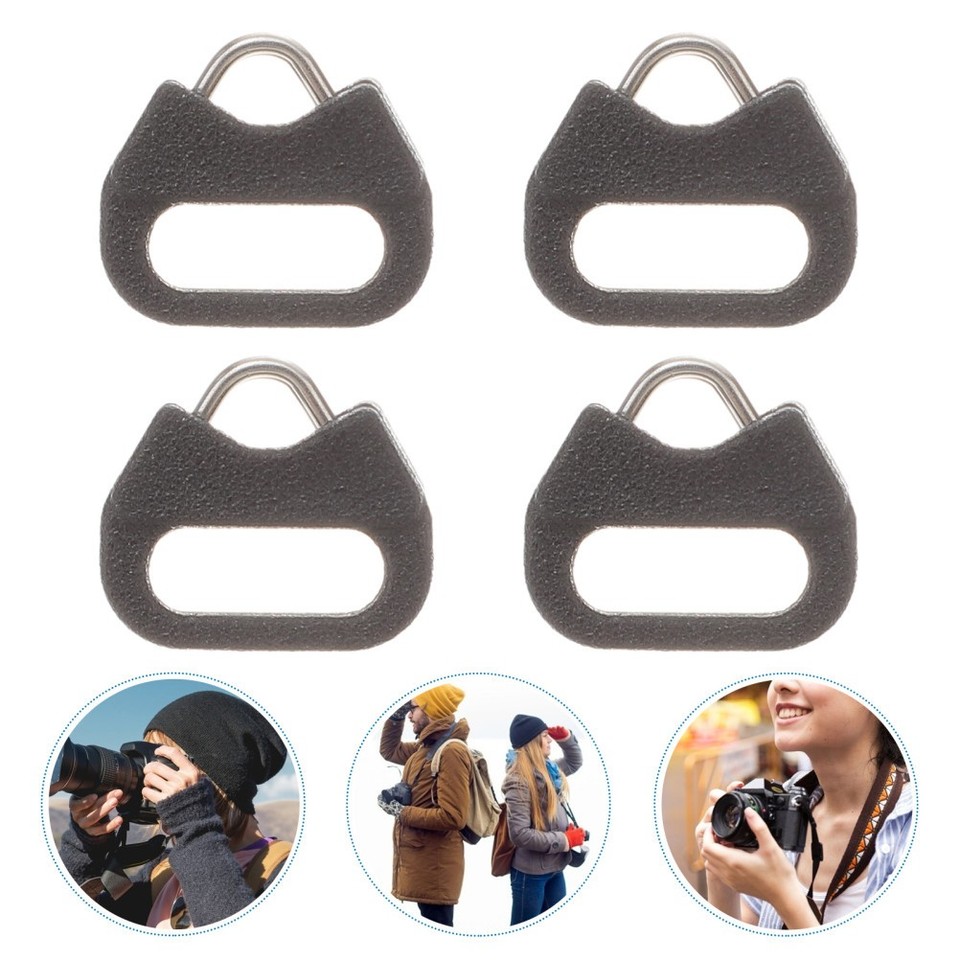 20 Sets Triangle Hook Strap Ring Hook Mirrorless Camera Split Strap ...