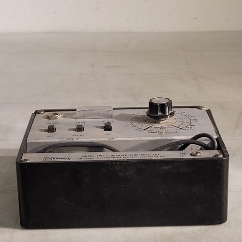Vintage Raymer LWT Speaker Line Test Set Portable Battery Powered | eBay