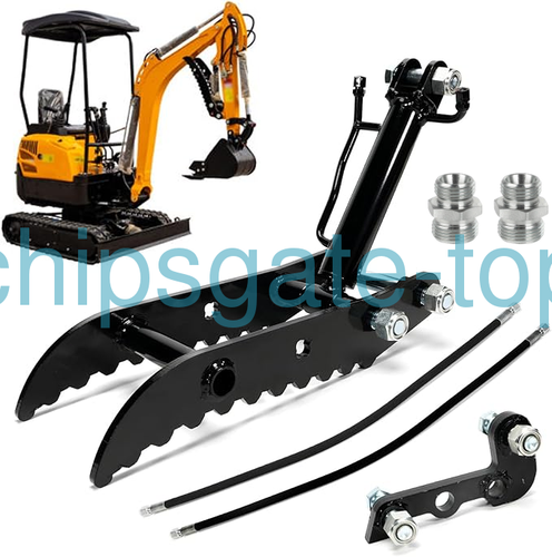 Mini Excavator Attachment Three Holes Hydraulic Clip Thumb for Small ...