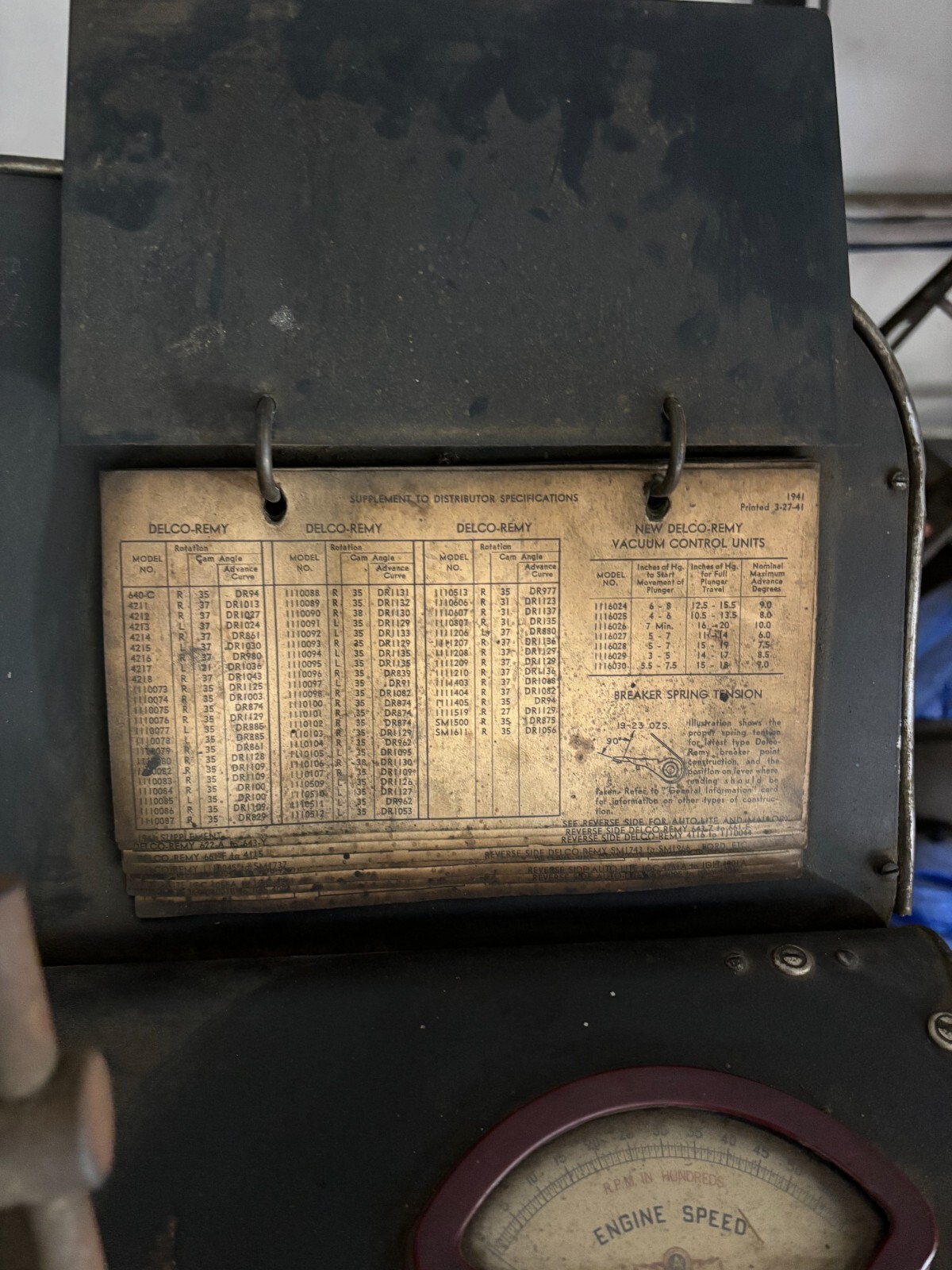 Antique Allen Electric & Equipment Co Distributor Tester | eBay