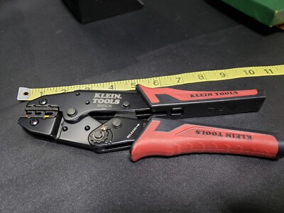 Klein Tools Ratcheting Crimper Insulated Terminal Wire Crimping Hand ...