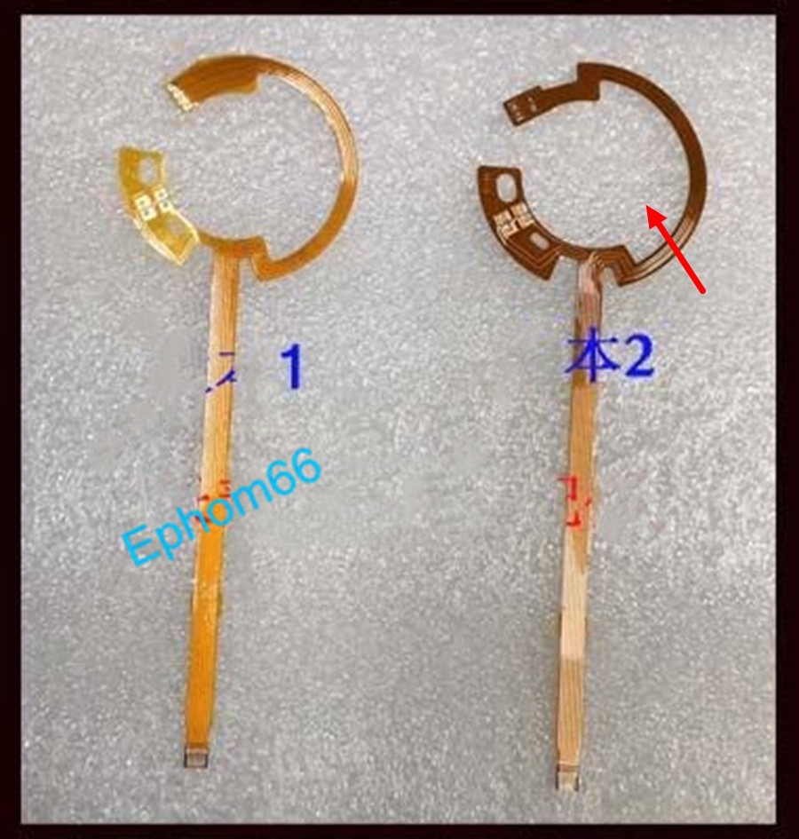 2PCS New Lens Aperture Flex Cable For TAMRON 28-75 for Canon connector ...